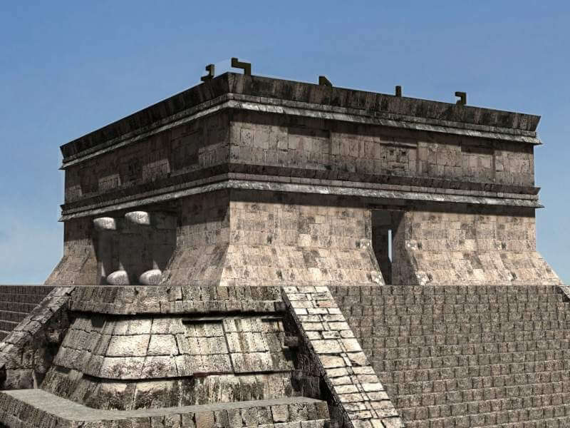 Mayan Temple - 3D Model by Virtual creator