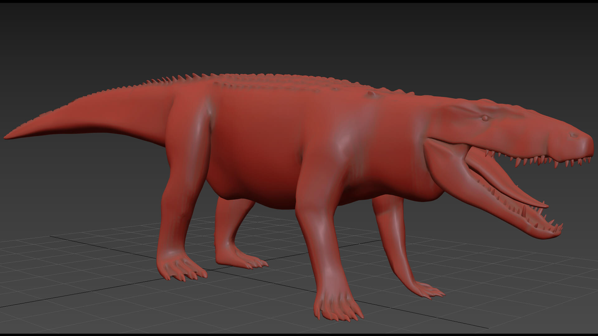 Postosuchus Barinasuchus Fasolasuchus HD - 3D Animated by Virtual creator