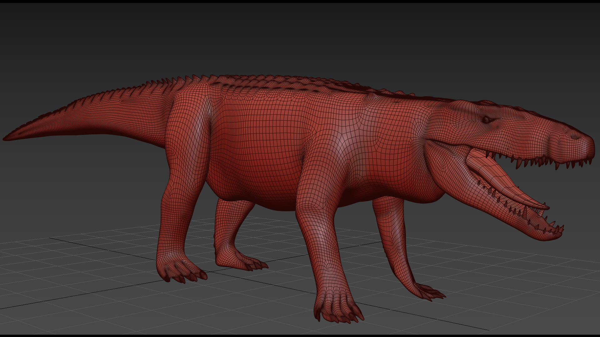 Postosuchus Barinasuchus Fasolasuchus HD - 3D Animated by Virtual creator