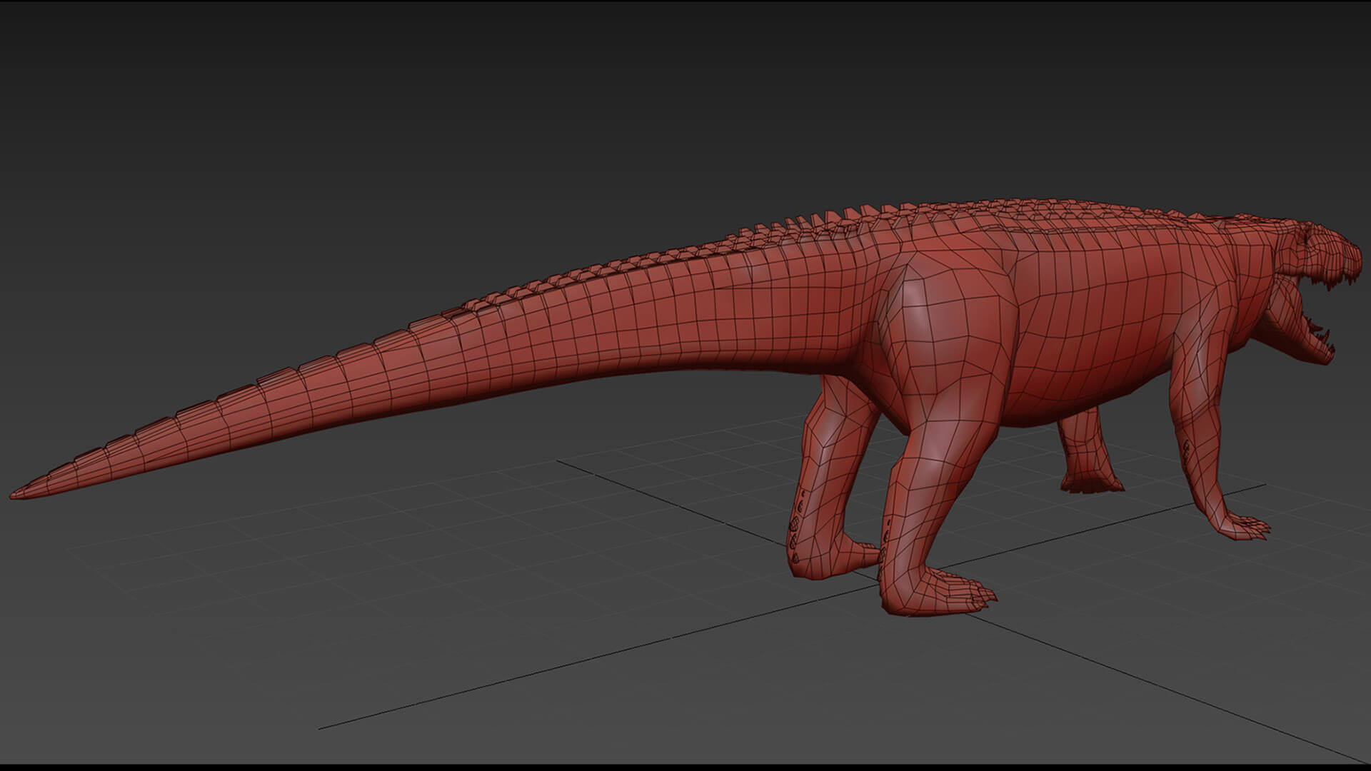 Postosuchus Barinasuchus Fasolasuchus HD - 3D Animated by Virtual creator