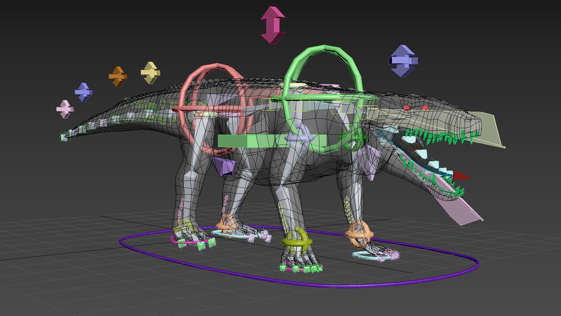 Postosuchus Barinasuchus Fasolasuchus HD - 3D Animated by Virtual creator