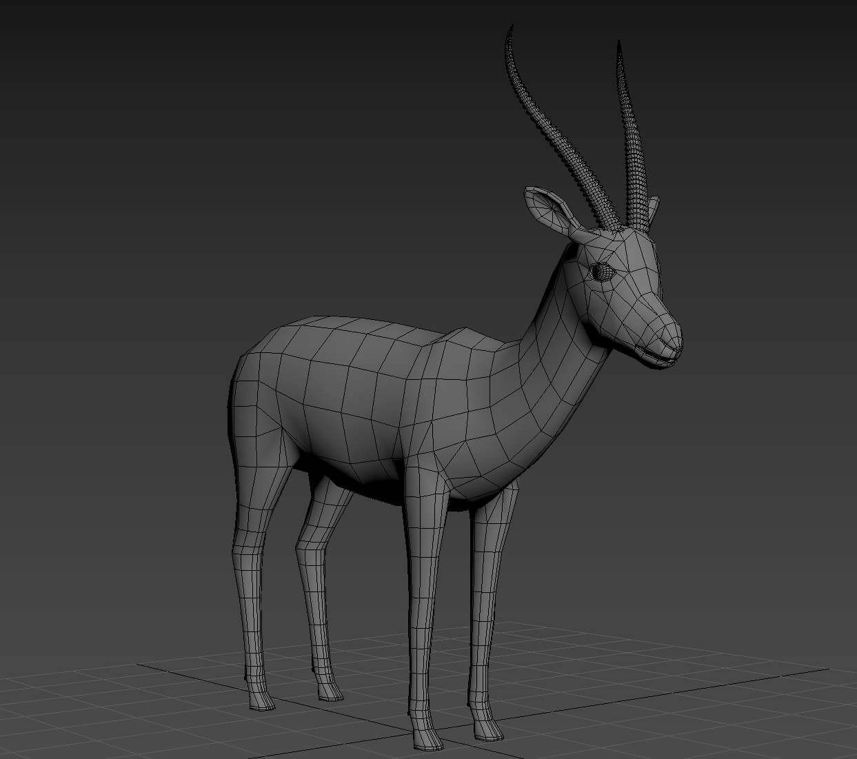 Gazelle - 3D Model by Virtual creator