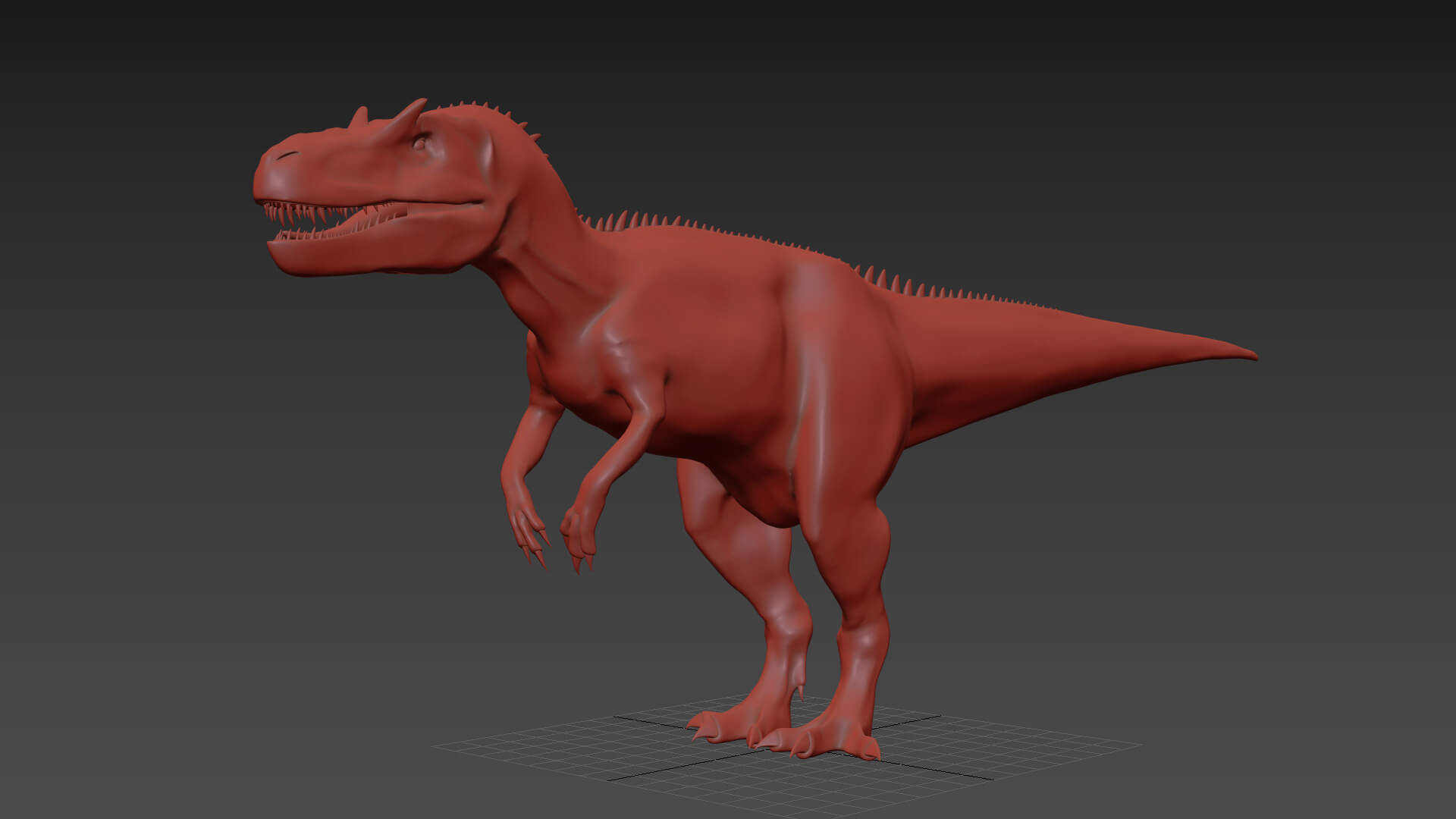 Real Animated Allosaurus - 8K 3D Model by Virtual creator