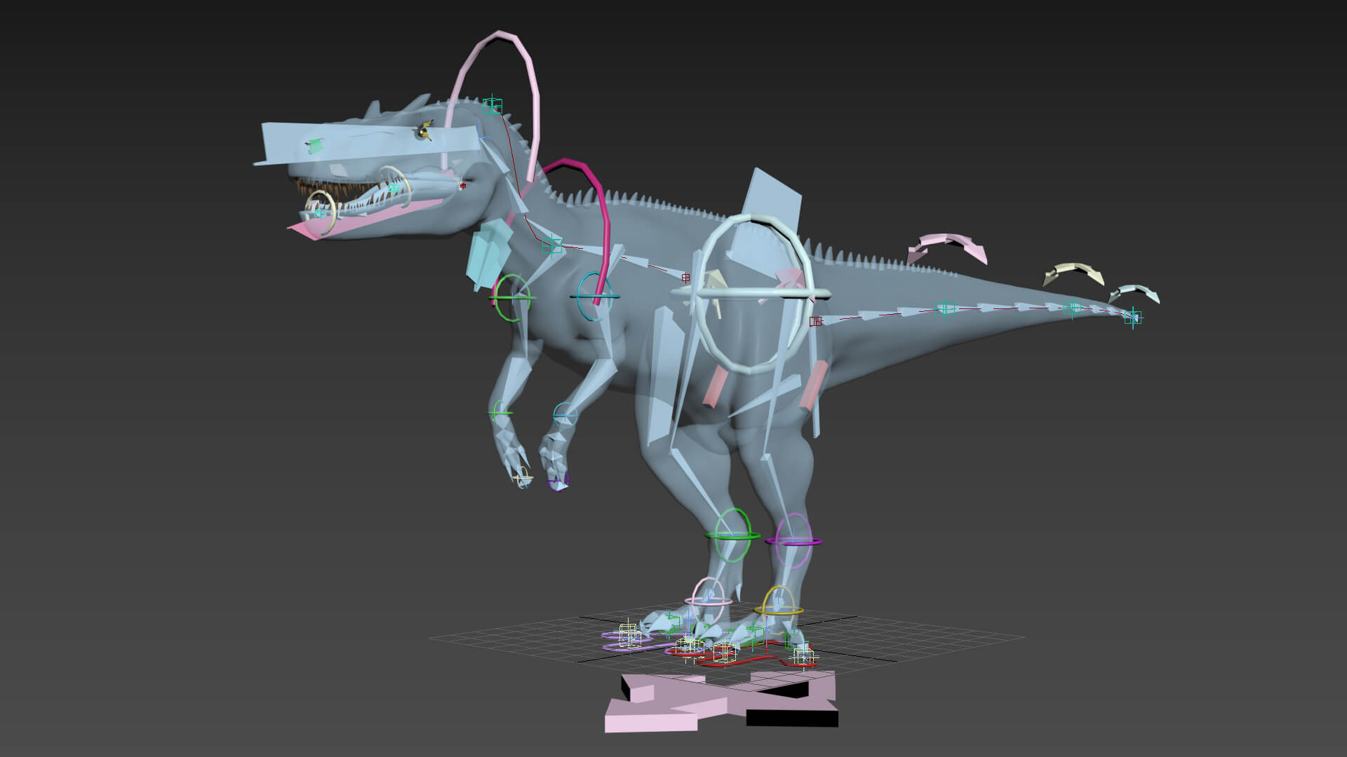 Real Animated Allosaurus - 8K 3D Model by Virtual creator