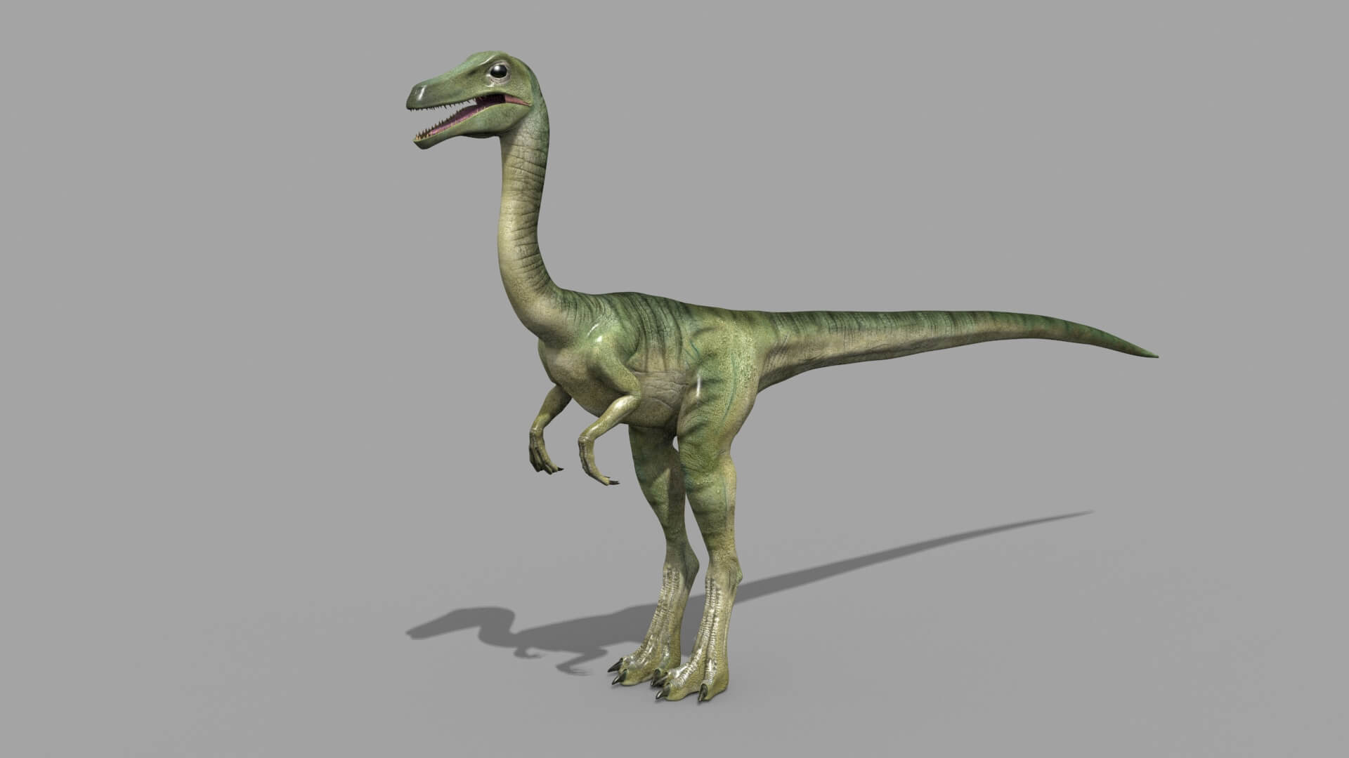 Real Animated Compsognathus - 8K 3D Model by Virtual creator