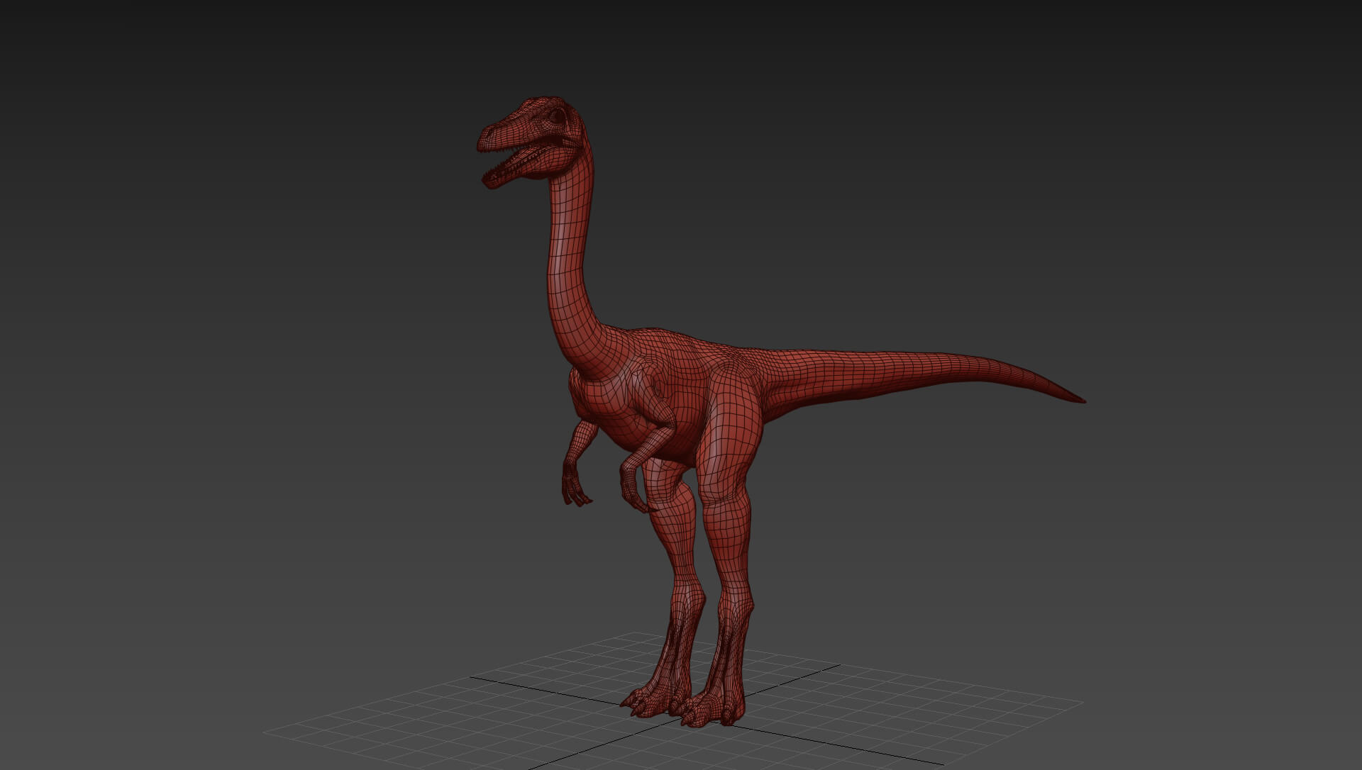 Real Animated Compsognathus - 8K 3D Model by Virtual creator