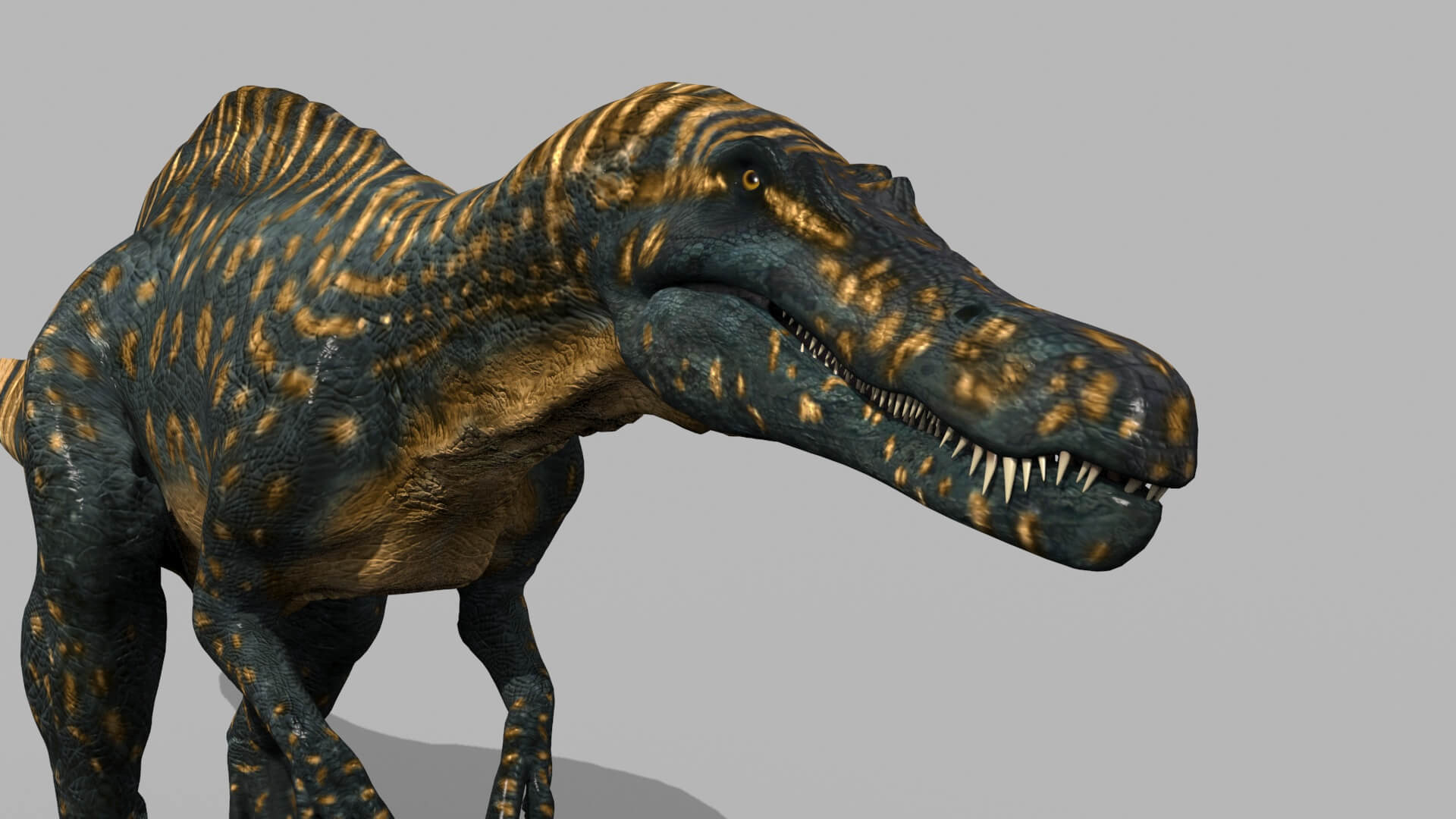 Real Animated Suchomimus - 8K 3D Model by Virtual creator