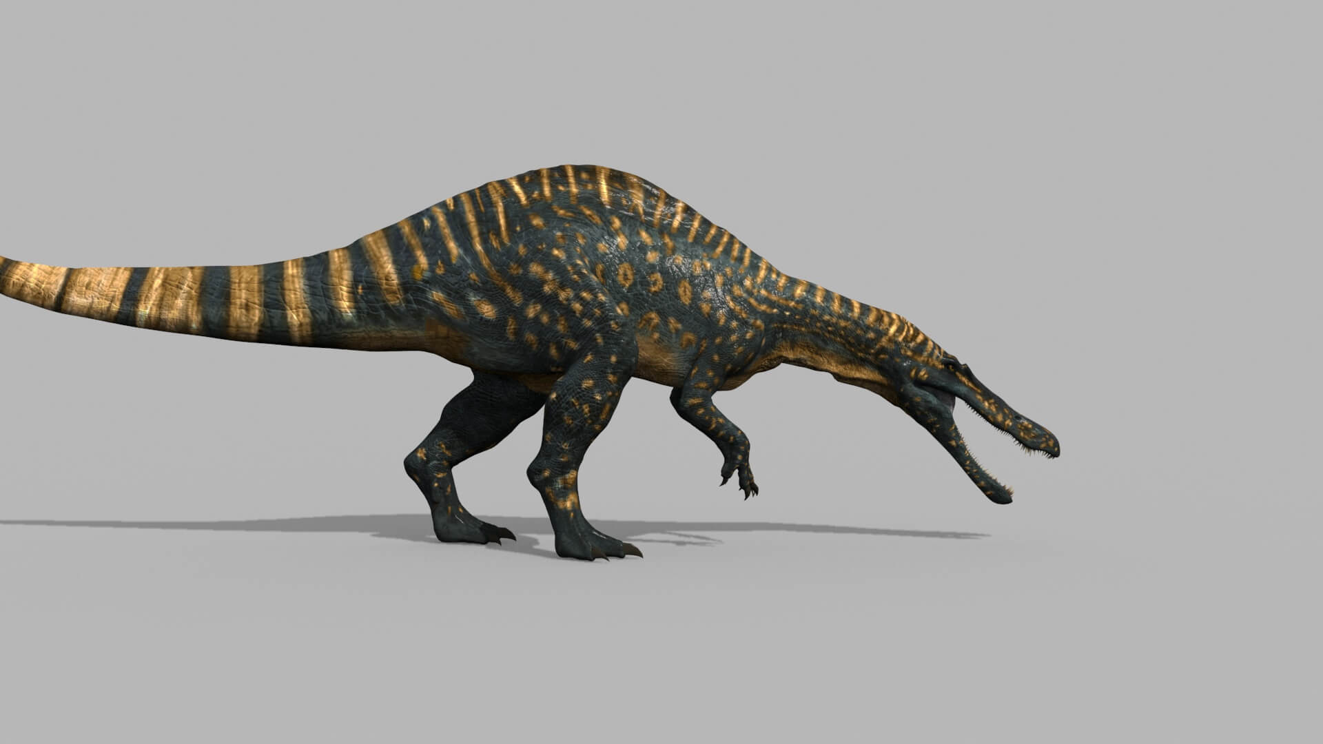 Real Animated Suchomimus - 8K 3D Model by Virtual creator