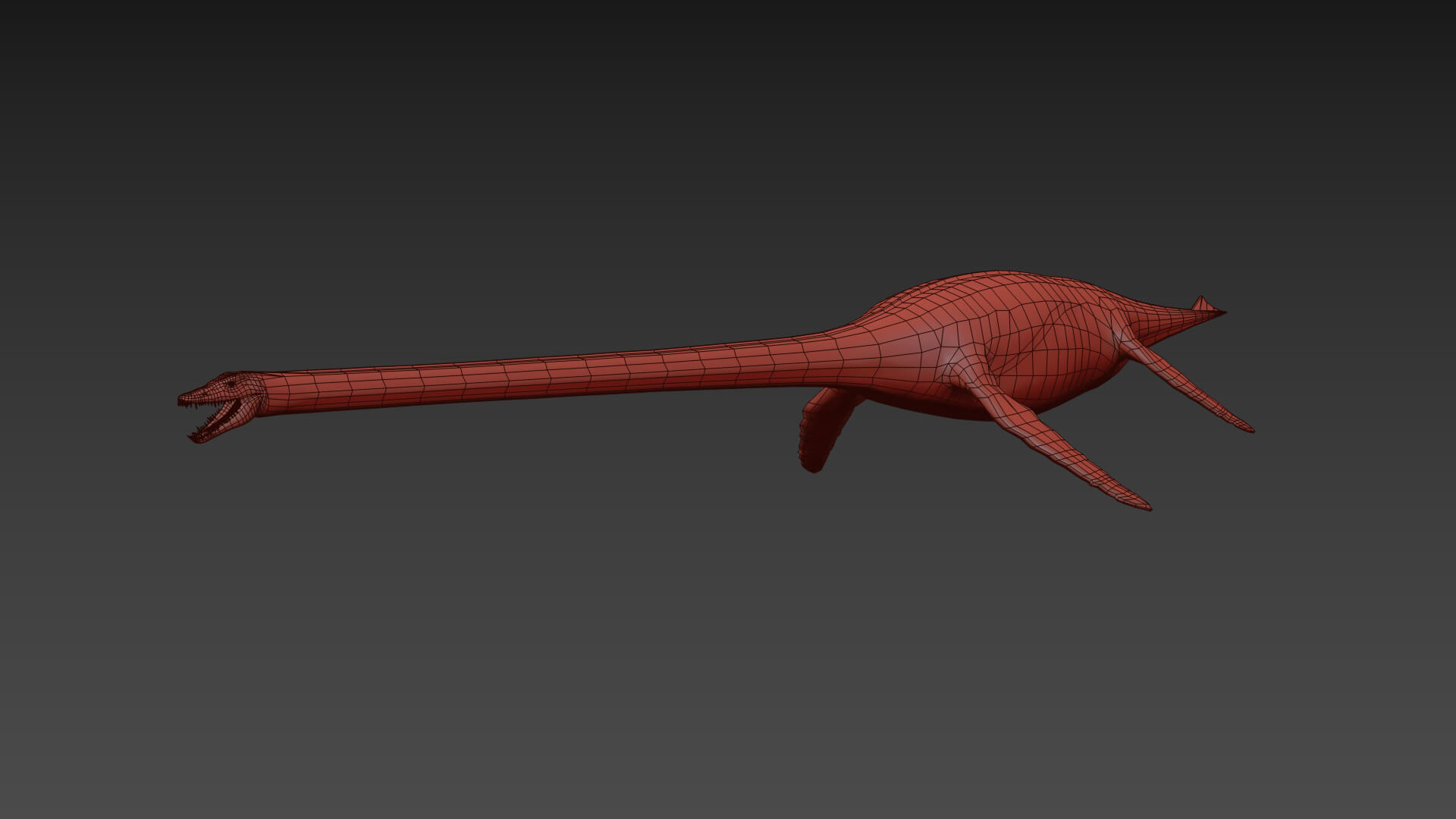 Real Plesiosaur Elasmosaur - 8K 3D Model by Virtual creator