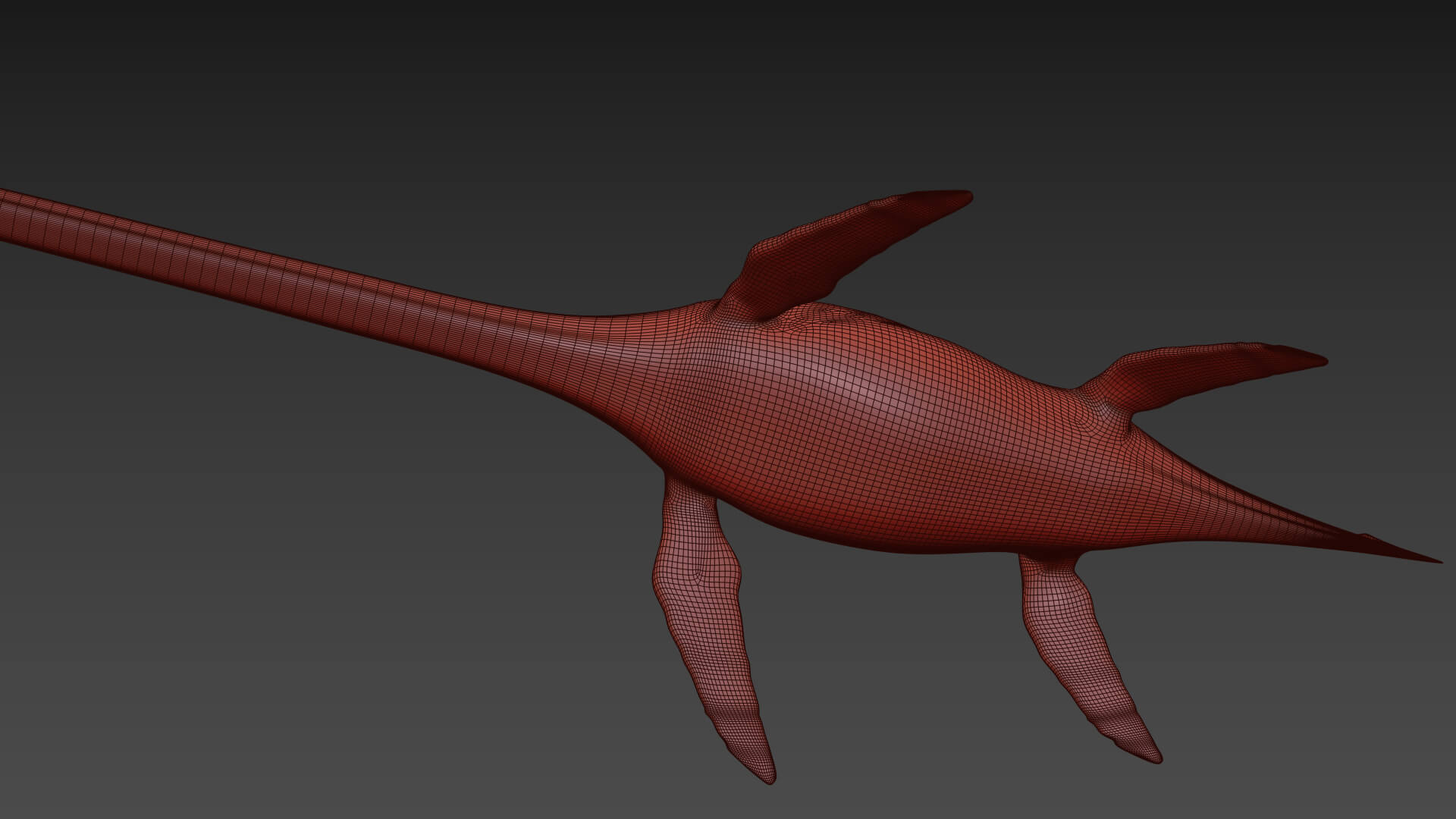 Real Plesiosaur Elasmosaur - 8K 3D Model by Virtual creator