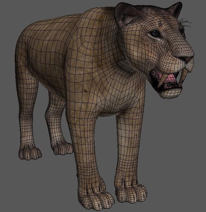 Sabretooth - 3D Model by Virtual creator