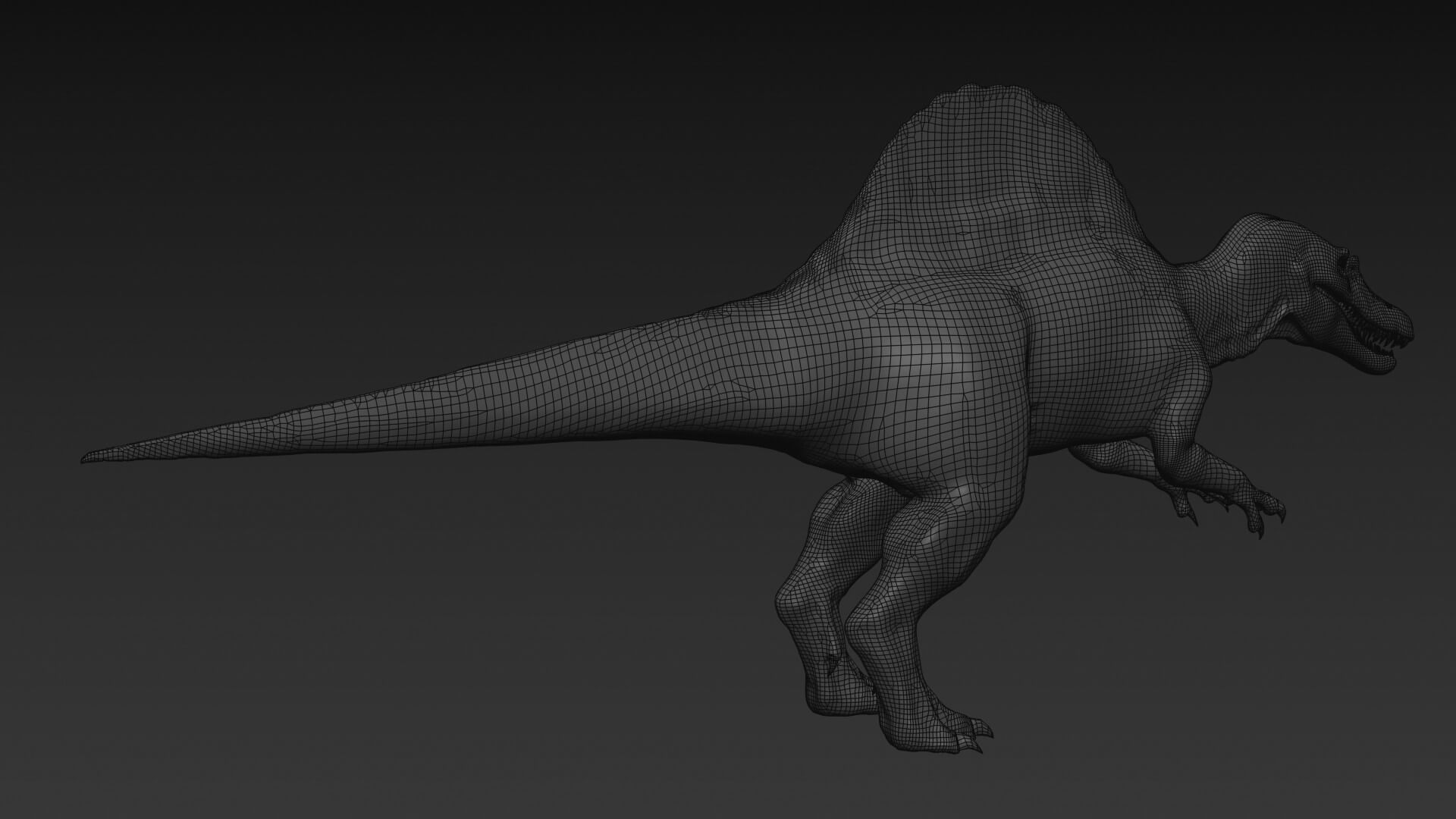 Suchomimus Mongolica - 8K (JP3 Spinosaur) 3D Model by Virtual creator