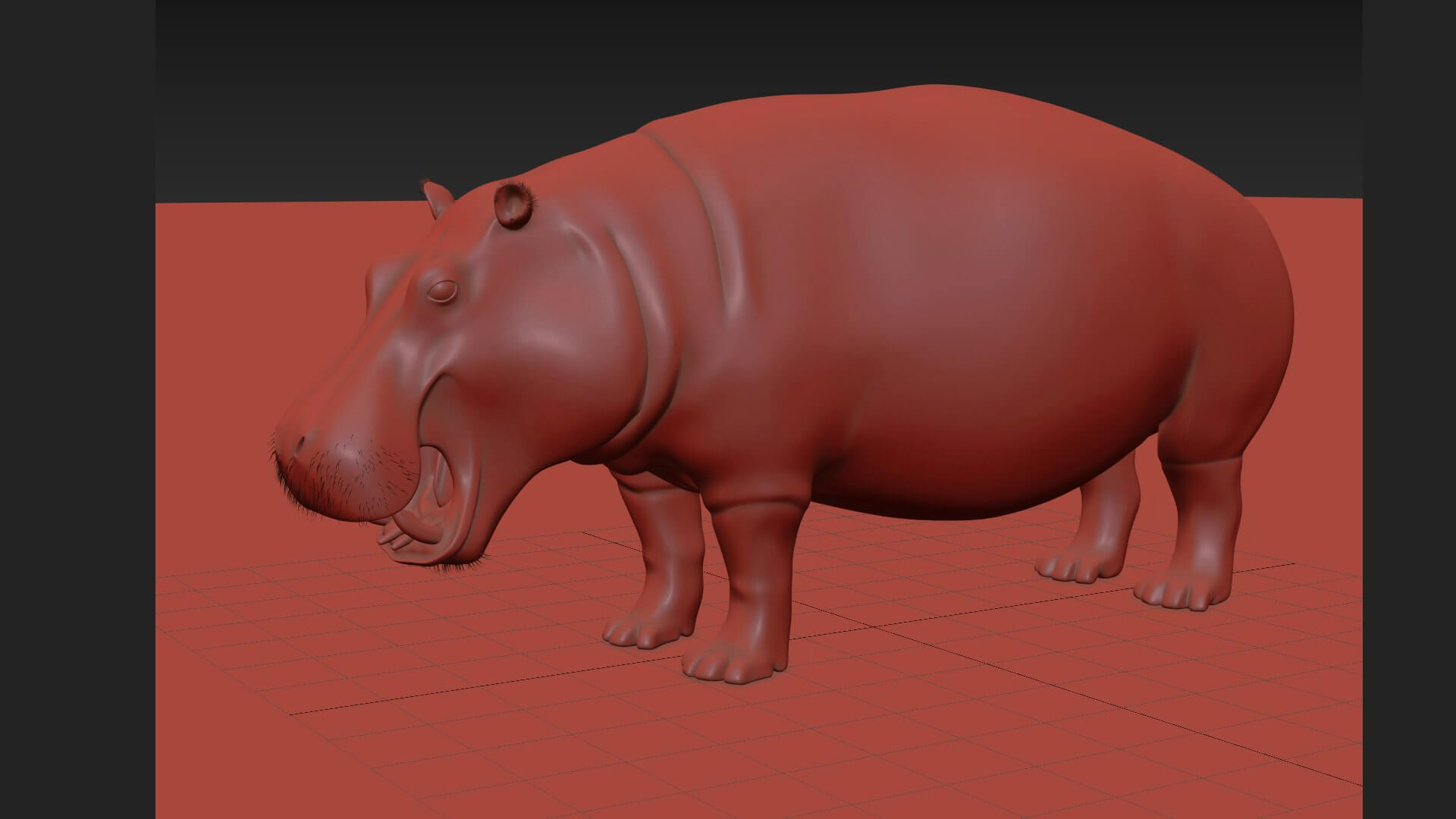 Super Hippo - 3D Model by Virtual creator