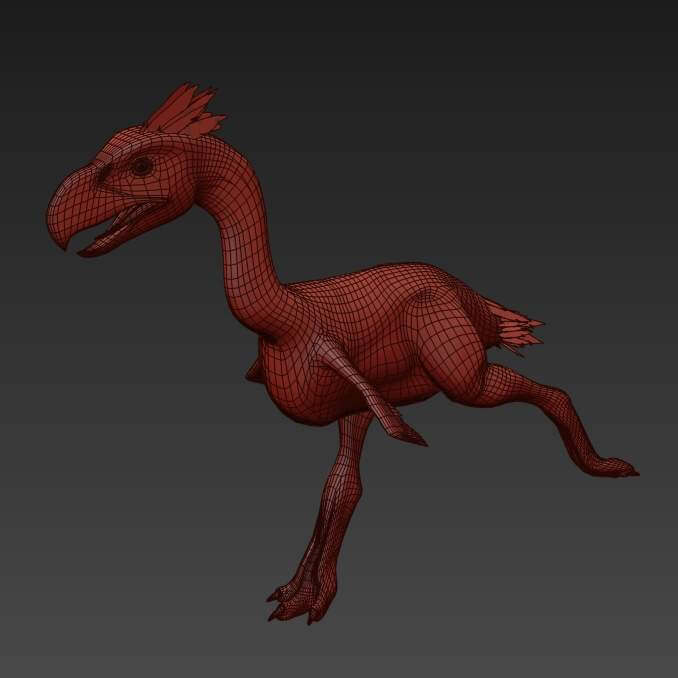 Terror Bird (Phorusrhacos) - 3D Model by Virtual creator
