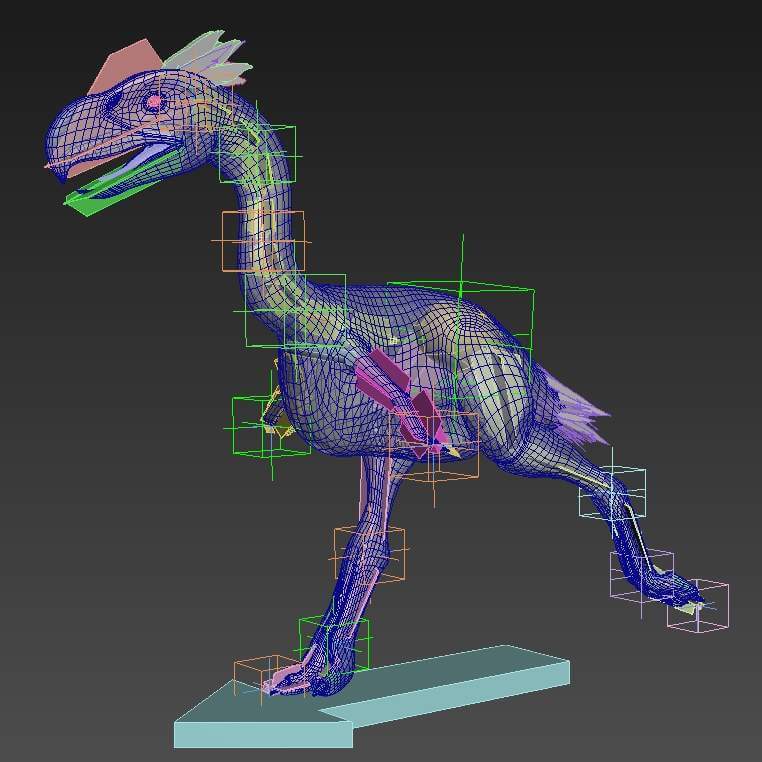 Terror Bird (Phorusrhacos) - 3D Model by Virtual creator