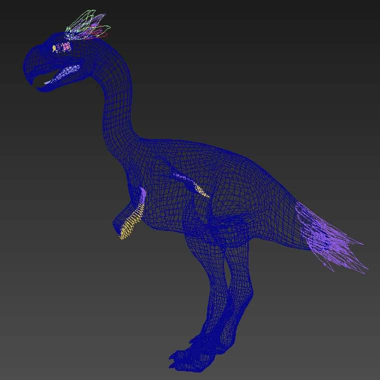 Terror Bird (Phorusrhacos) - 3D Model by Virtual creator