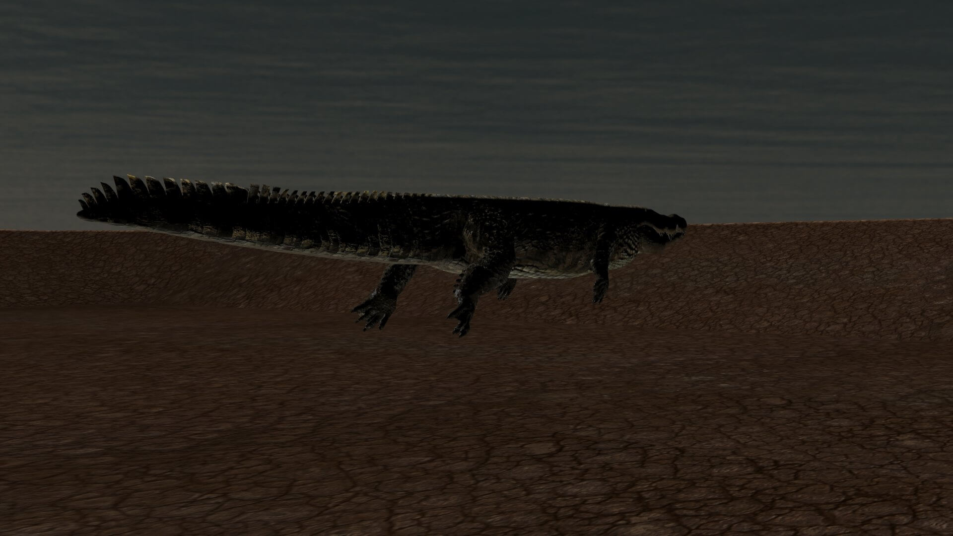 Terror Croc PRO - 8K Crocodile 3D Model by Virtual creator