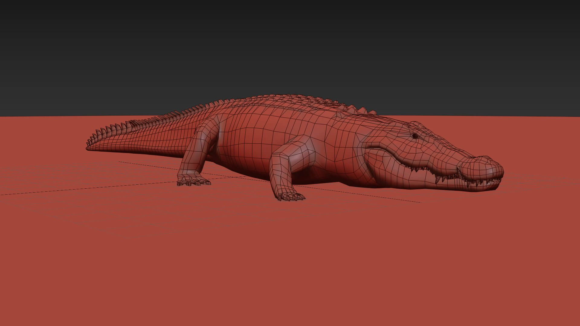 Terror Croc PRO - 8K Crocodile 3D Model by Virtual creator