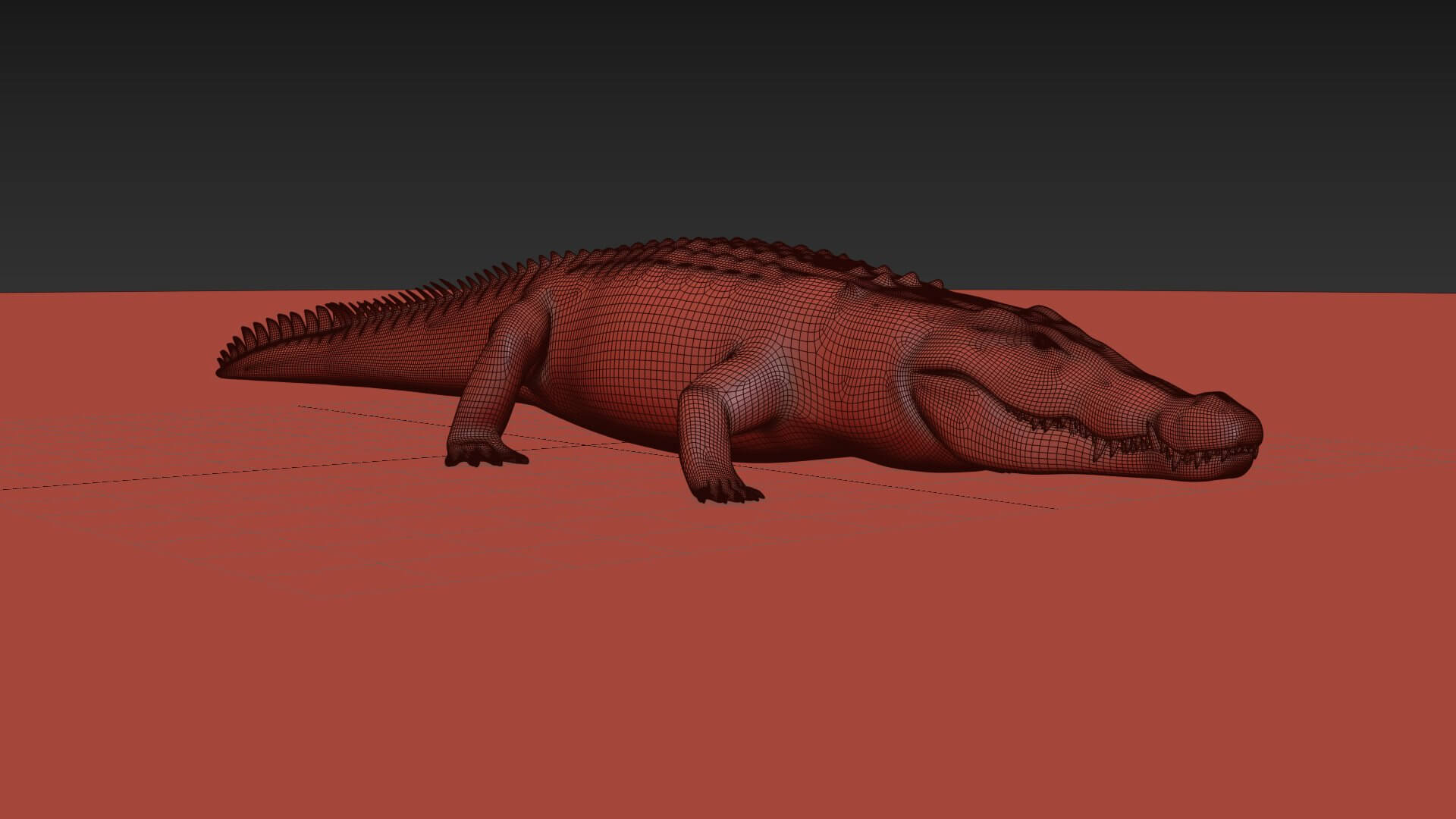 Terror Croc PRO - 8K Crocodile 3D Model by Virtual creator