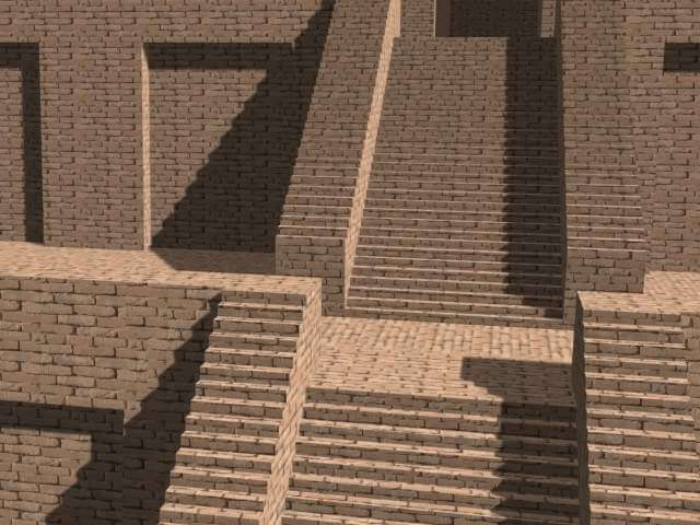 Ziggurat of Ur - 3D Model by Virtual creator