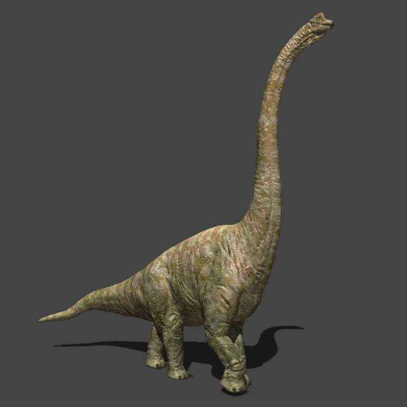 Ultimate Brachiosaur - 3D Model by Virtual creator