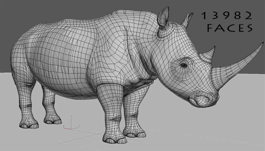 Rhino - 3D Model by Virtual creator