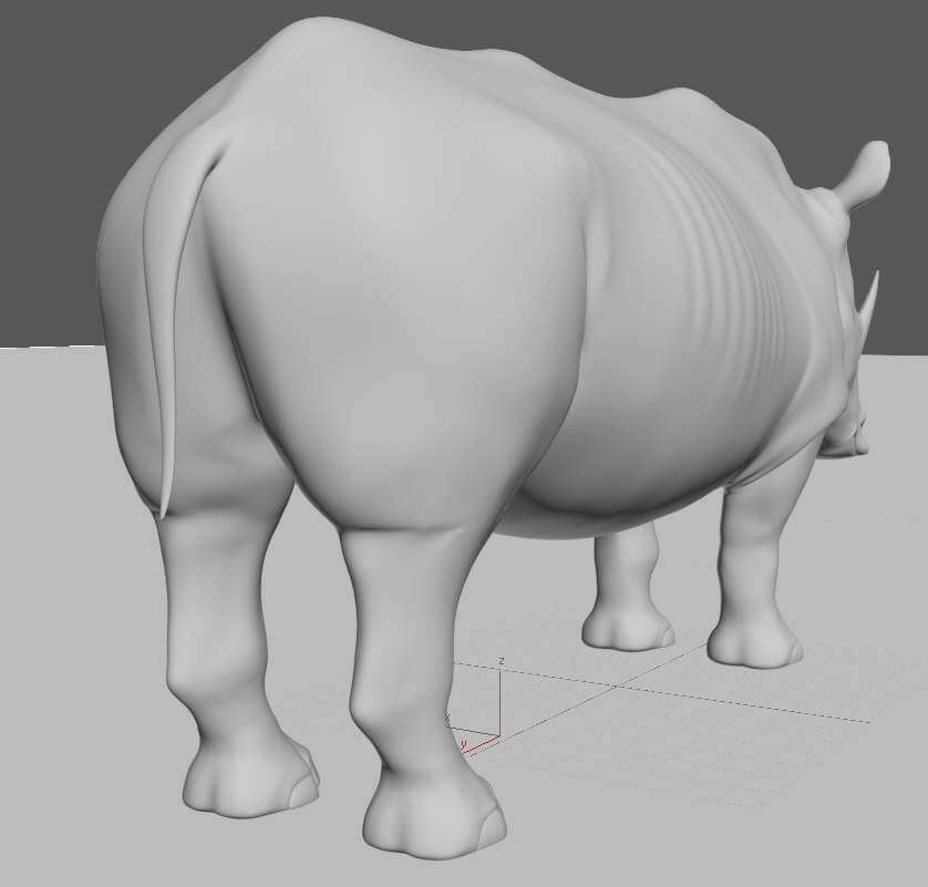 Rhino - 3D Model by Virtual creator