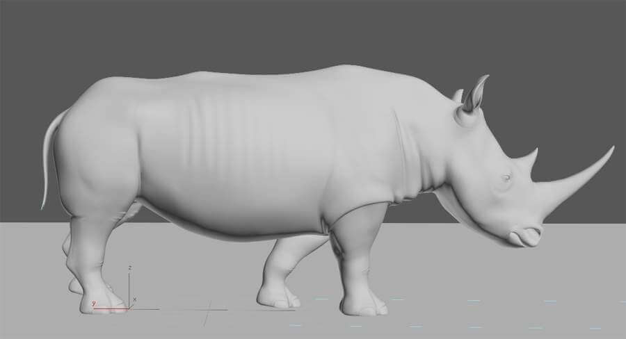 Rhino - 3D Model by Virtual creator