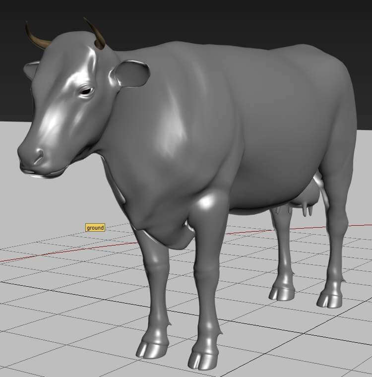 Cow - 3D Model by Virtual creator
