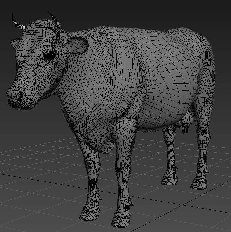 Cow - 3D Model by Virtual creator