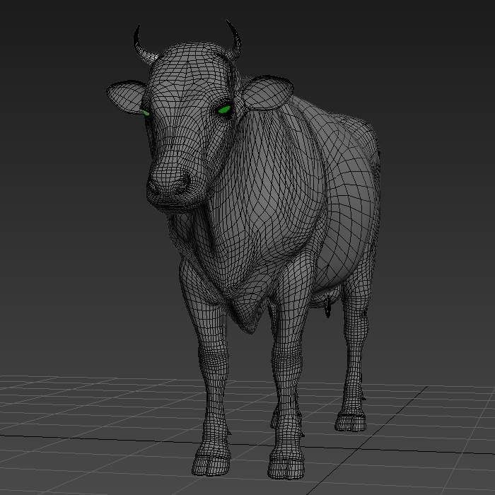 Cow - 3D Model by Virtual creator