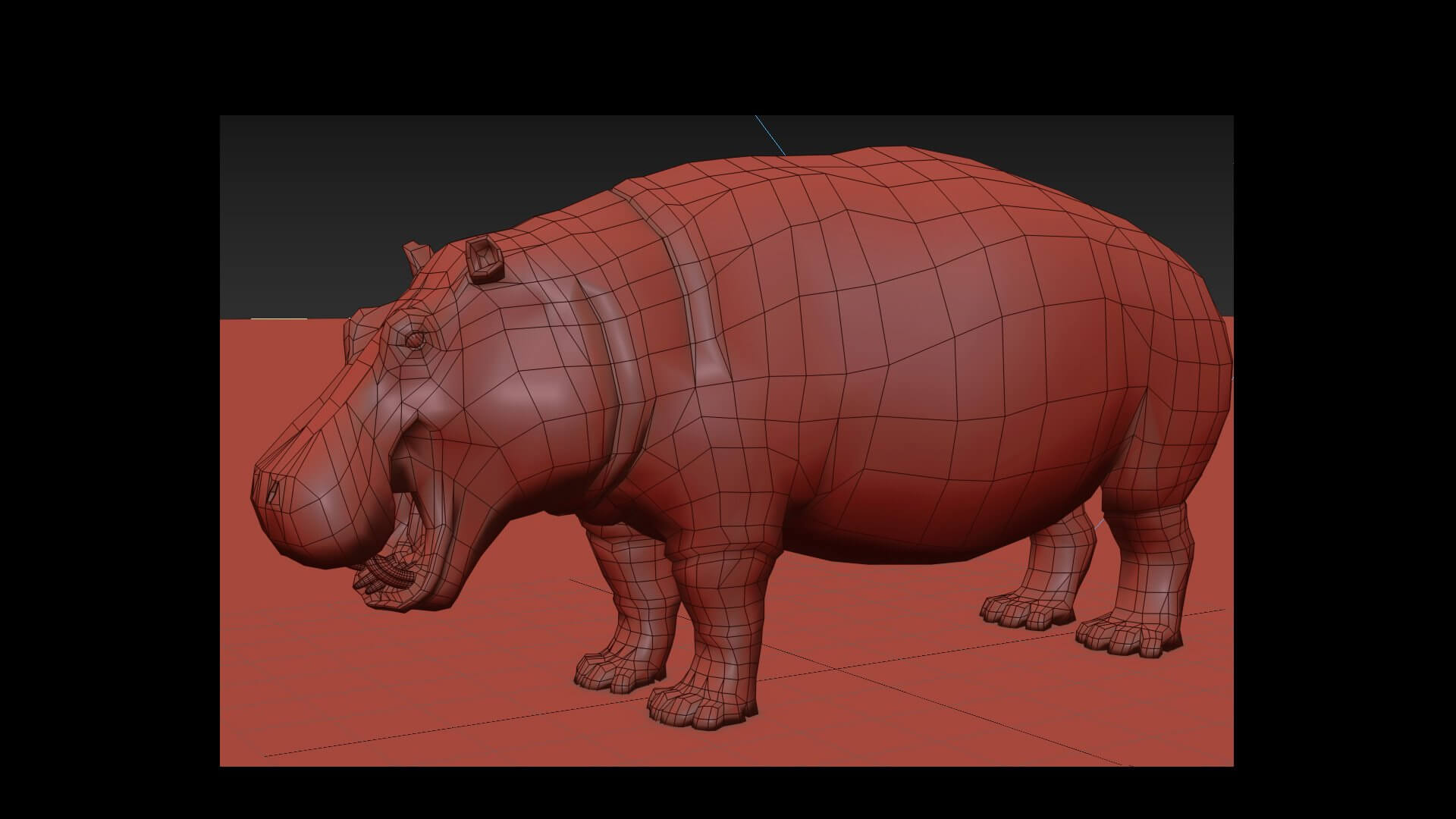 Wild Hippo 8K - 3D Model by Virtual creator