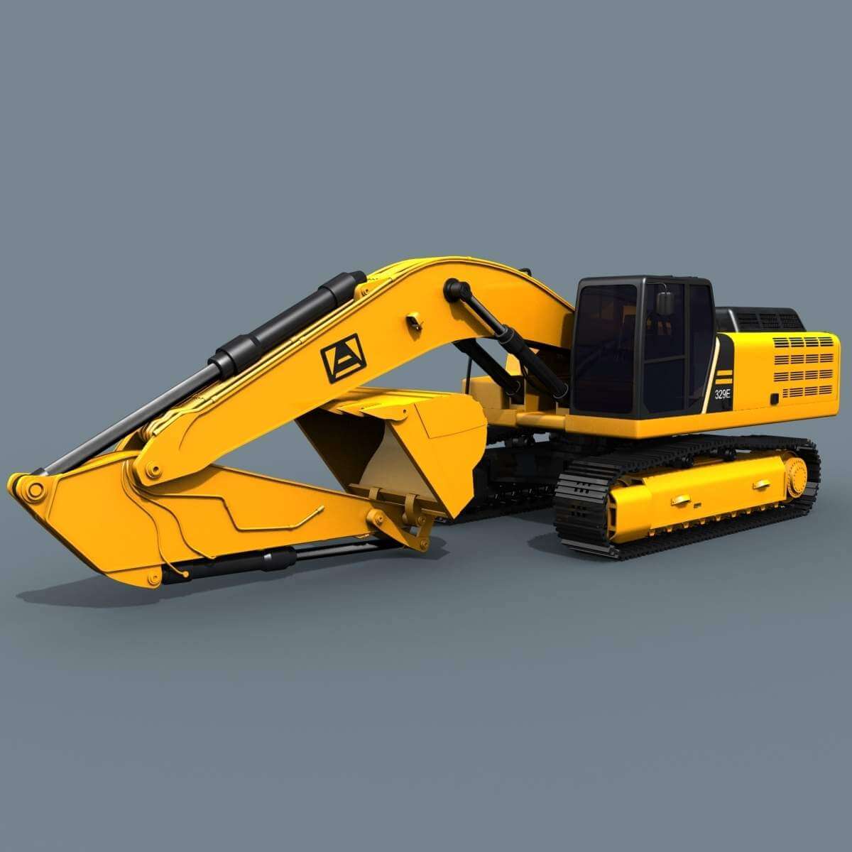 Excavator - 3D Model by Virtual creator