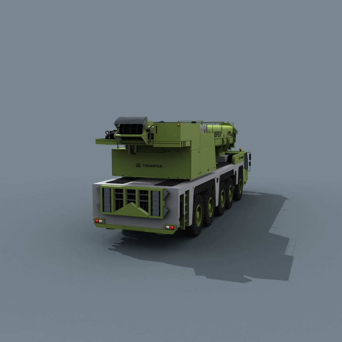 Wheeled Crane - 200 T 3D Model by Virtual creator
