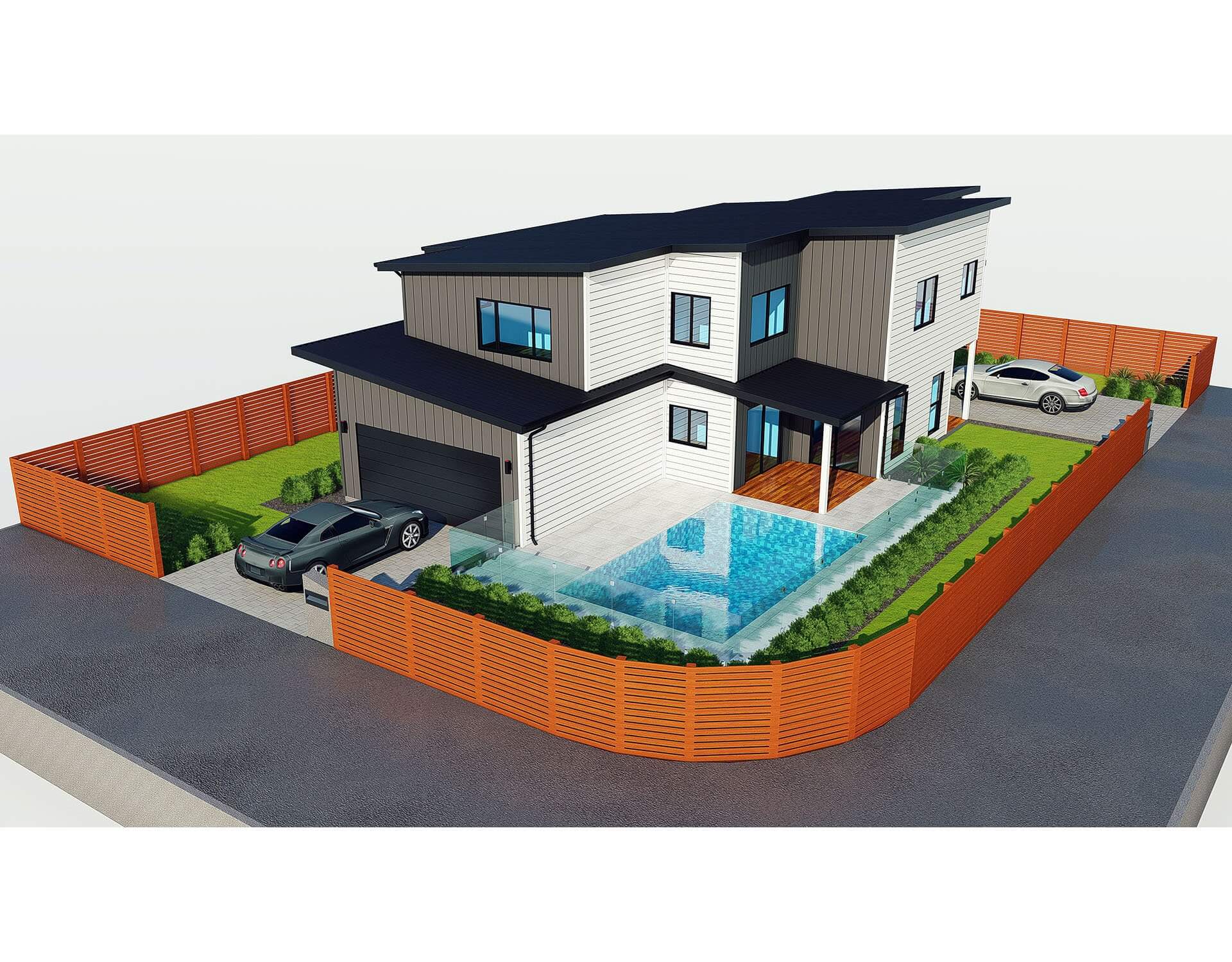 Australian House 2 - 3D Model by virtual3d