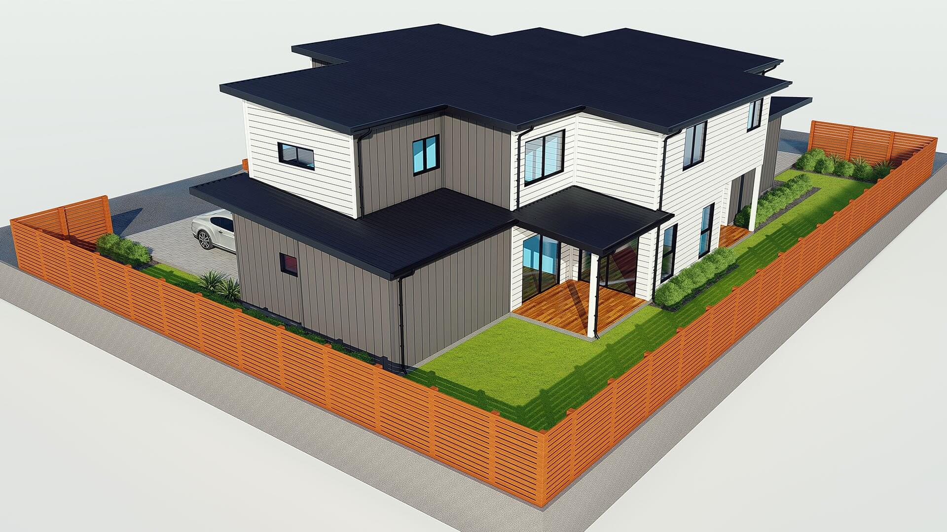 Australian House 2 - 3D Model by virtual3d