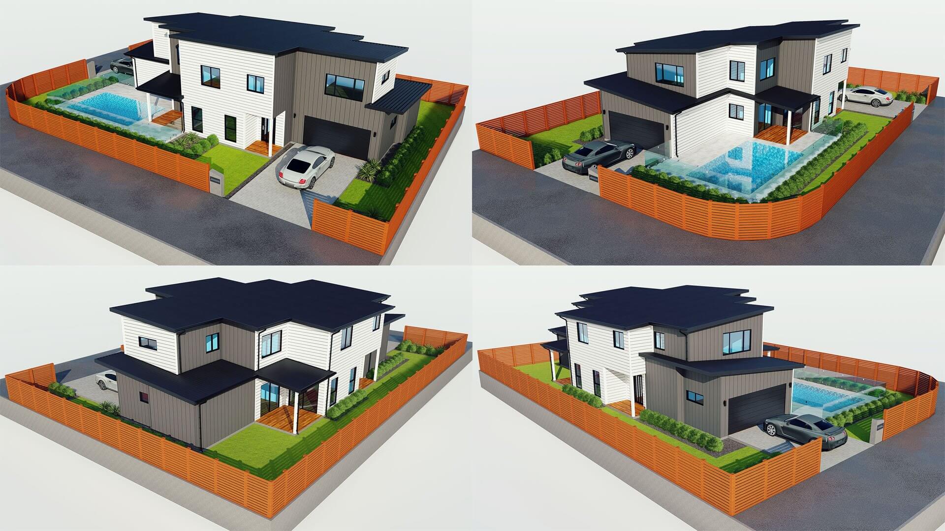 Australian House 2 - 3D Model by virtual3d