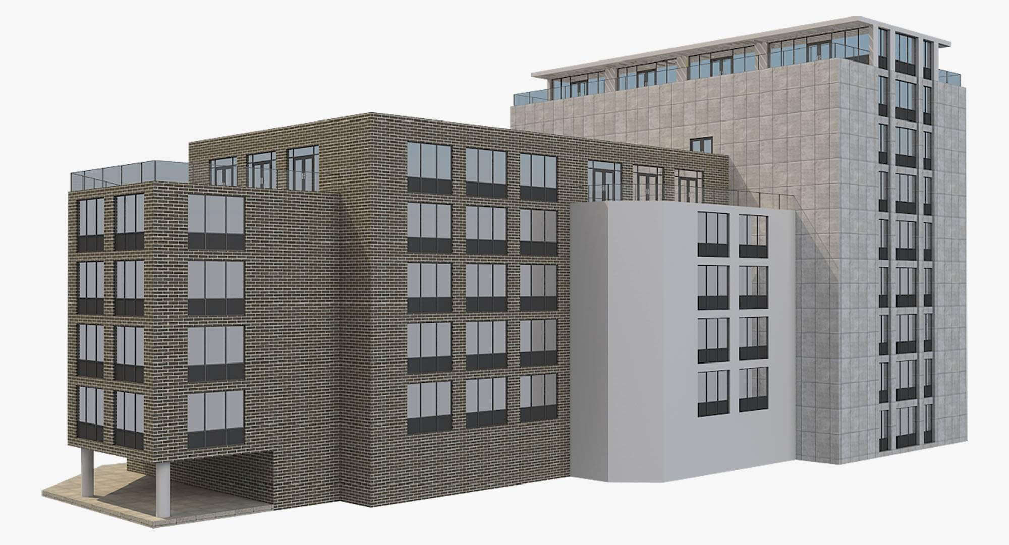 Building 1 - 3D Model by virtual3d