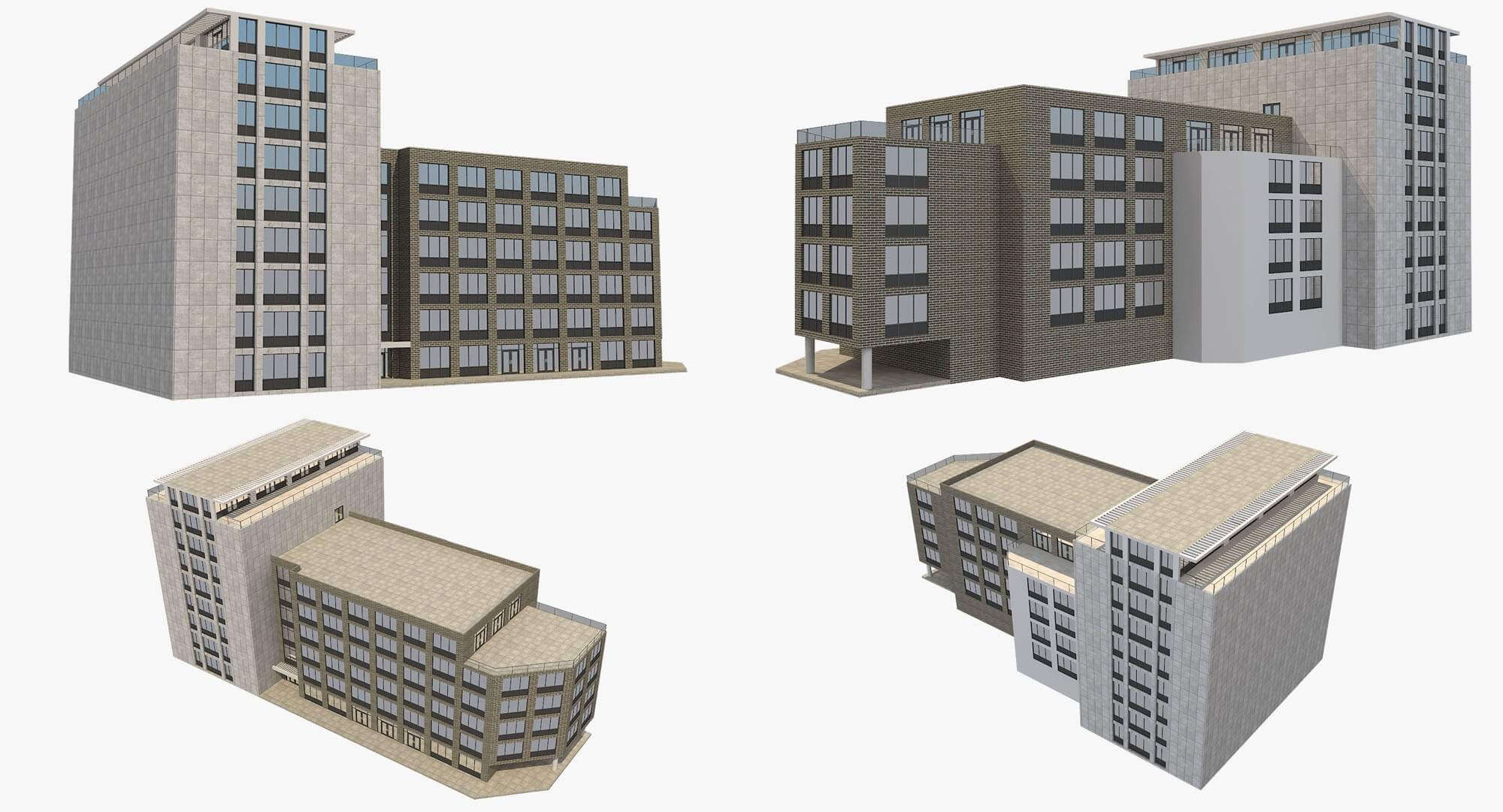 Building 1 - 3D Model by virtual3d