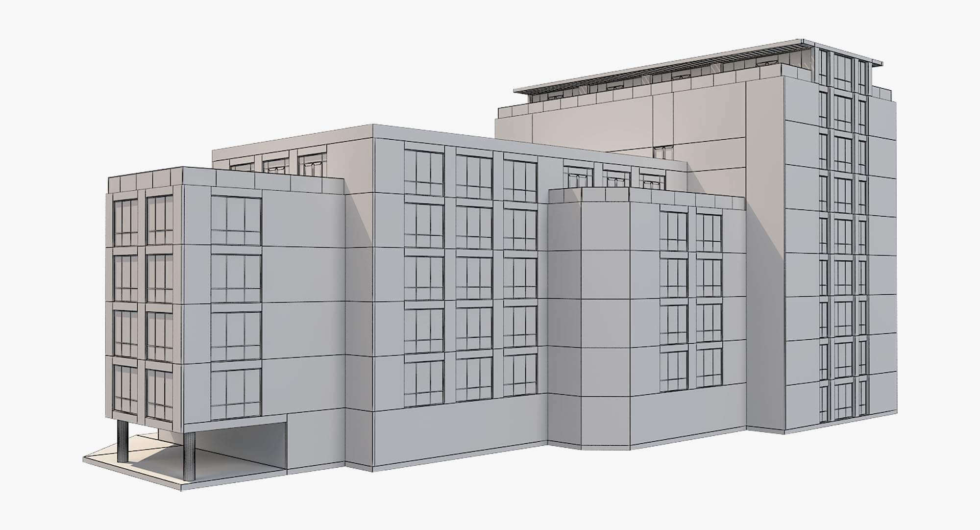 Building 1 - 3D Model by virtual3d