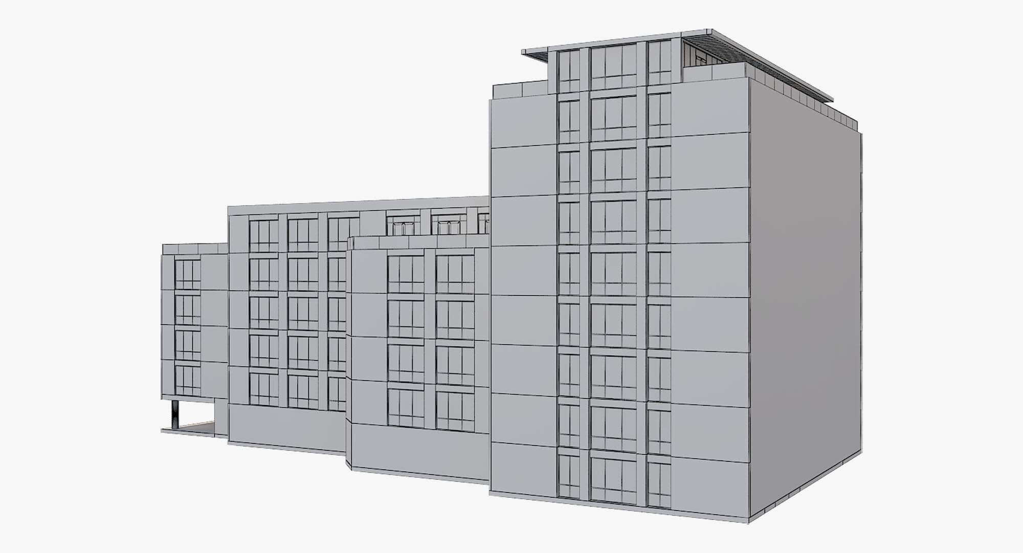 Building 1 - 3D Model by virtual3d