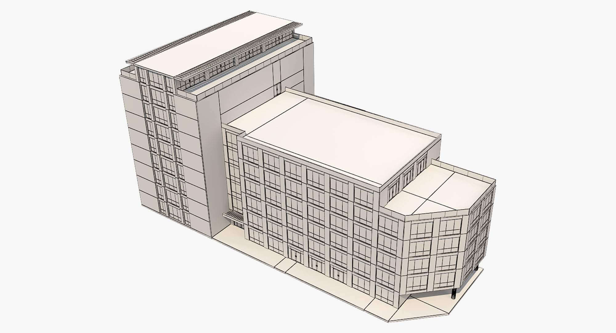 Building 1 - 3D Model by virtual3d