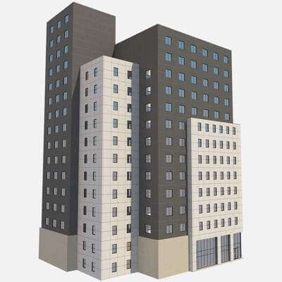 Building 2 - 3D Model by virtual3d