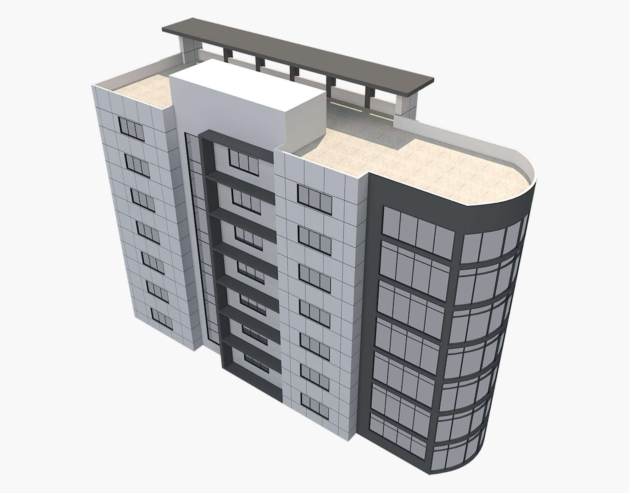 Building 3 - 3D Model by virtual3d