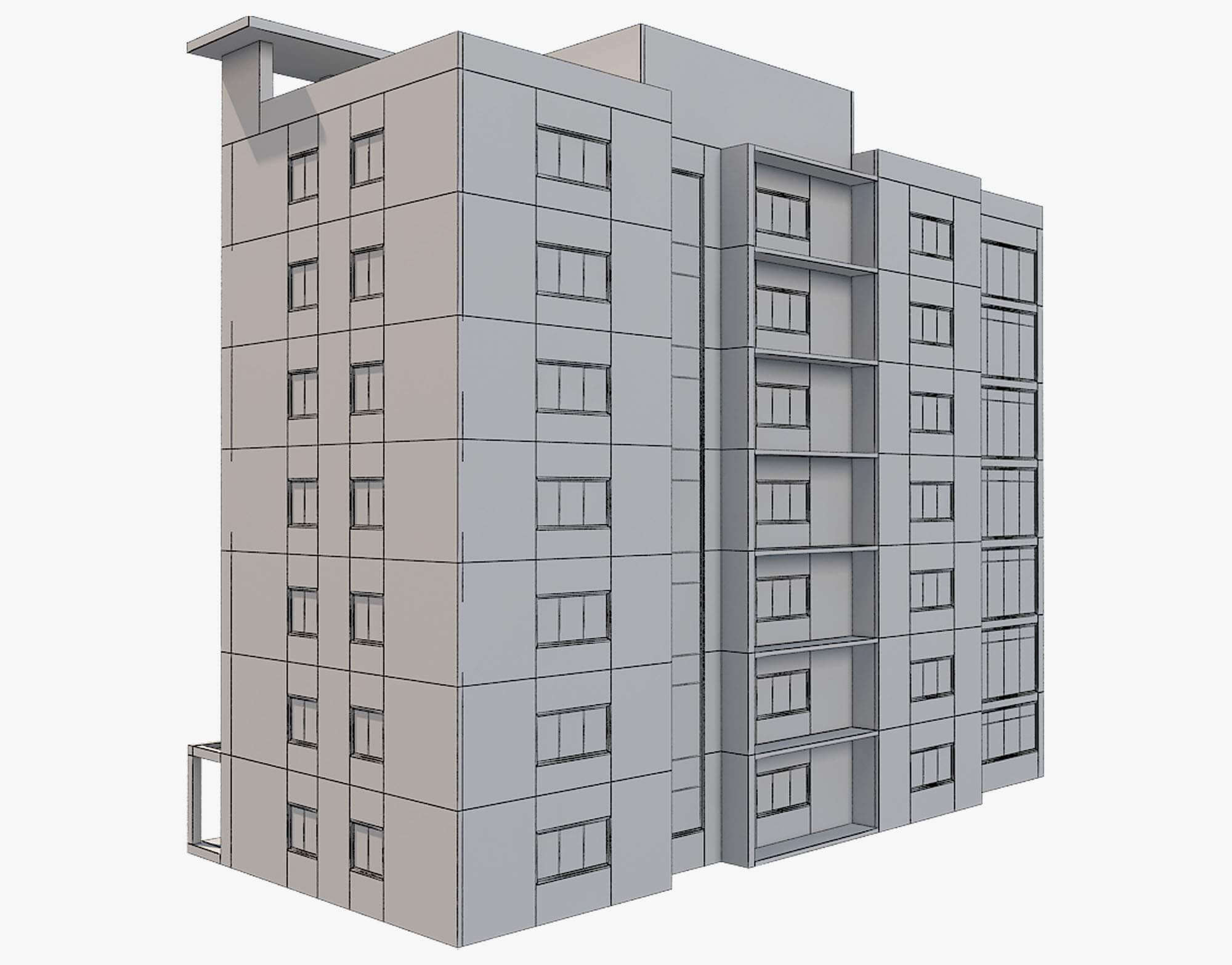 Building 3 - 3D Model by virtual3d