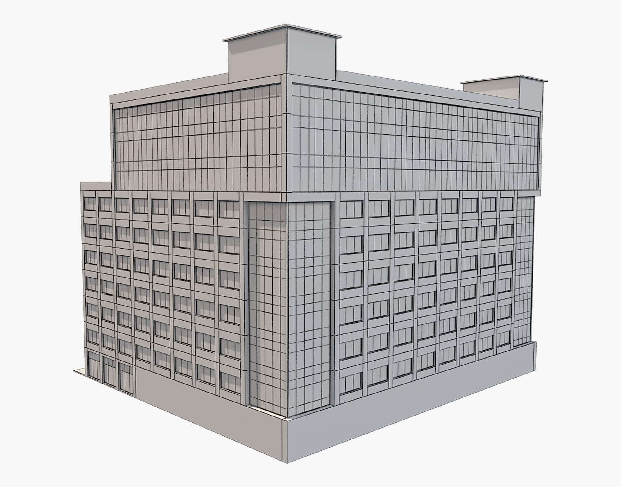 Building 4 - 3D Model by virtual3d
