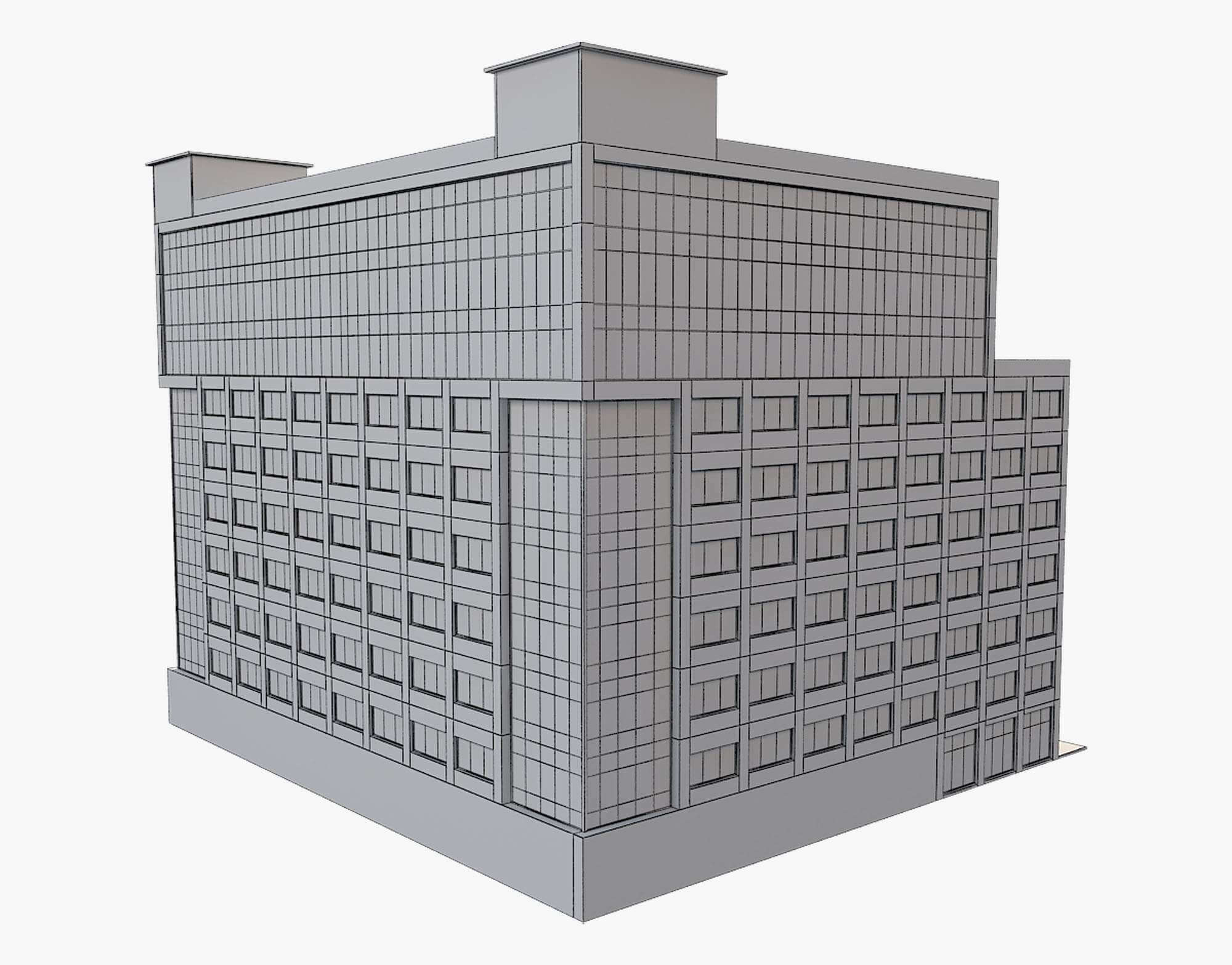 Building 4 - 3D Model by virtual3d