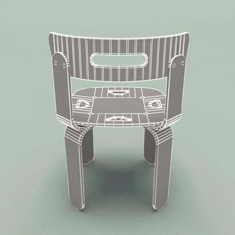 Chair 2 - 3D Model by virtual3d