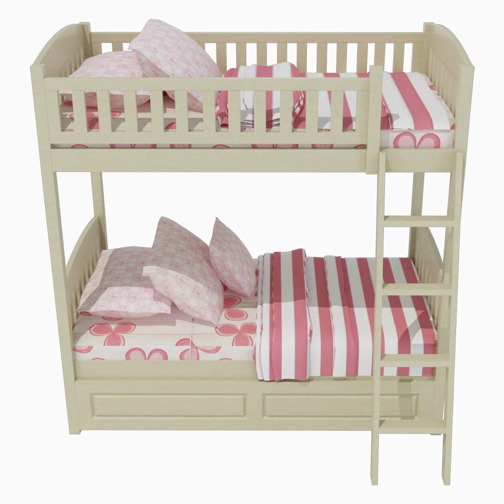 Child Bed 3 - 3D Model by virtual3d