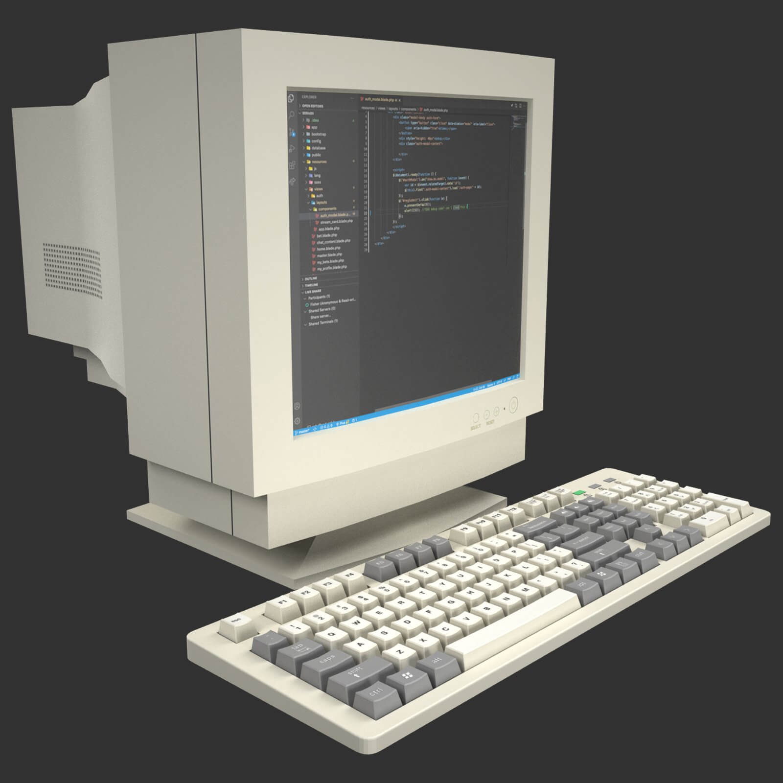 Computer - 3D Model by virtual3d